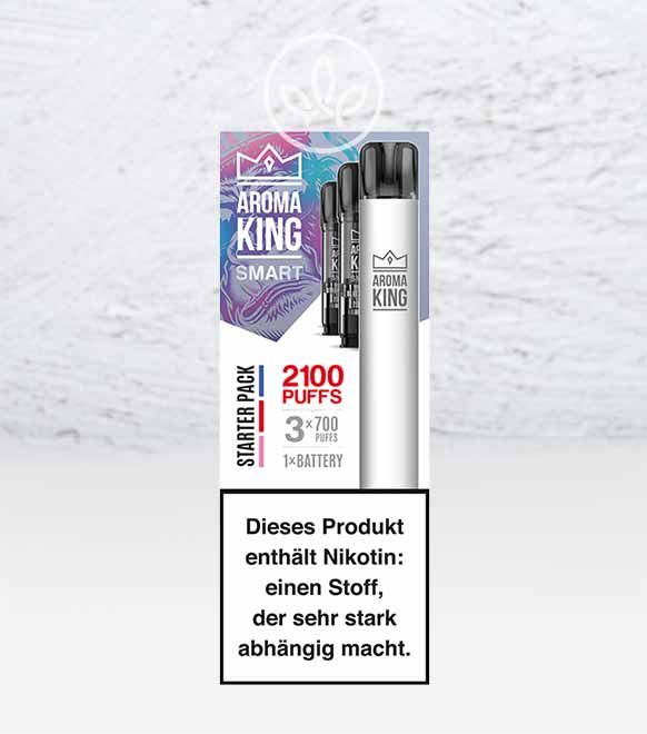Aroma King SMART Starter Pack Battery + 3 Pods 20mg/ml Nikotin