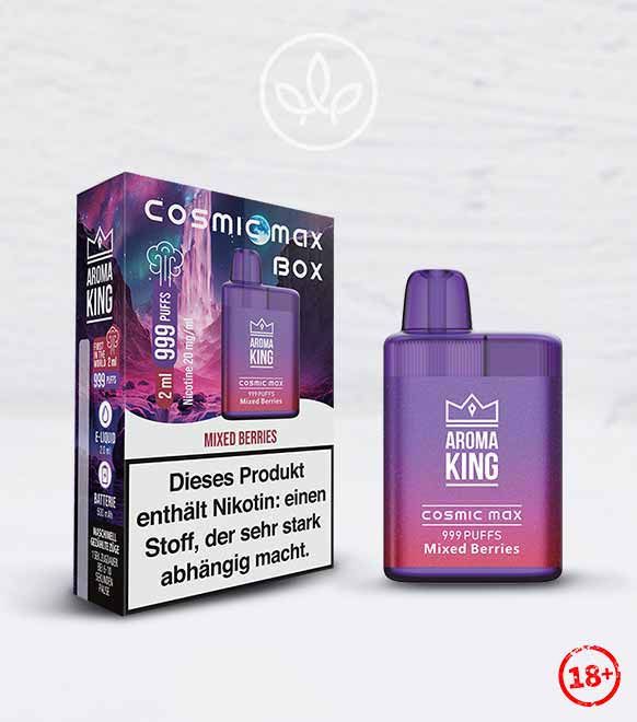 Aroma King Vape Cosmic Max Box Mixed Berries 20mg